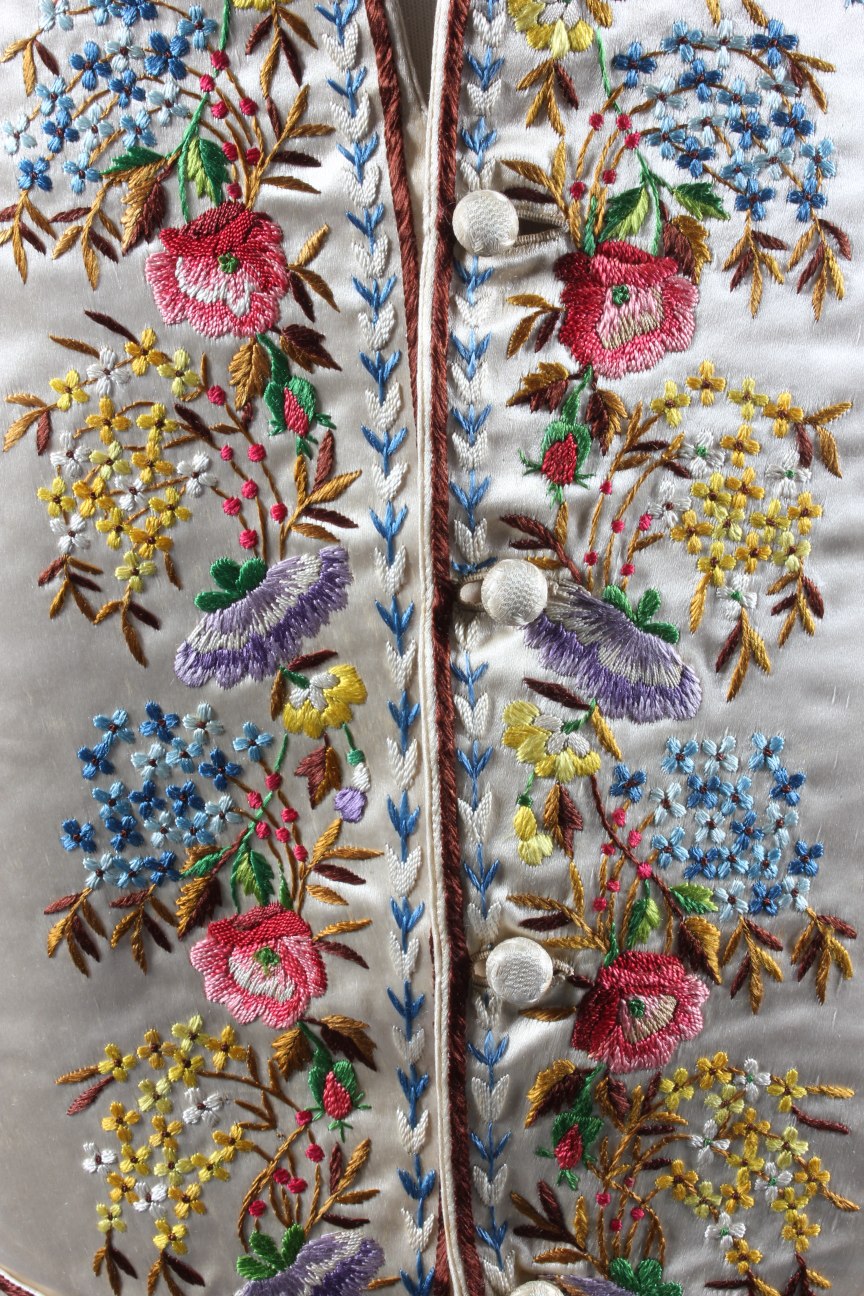 Lot 146 - An embroidered gentleman's waistcoat early