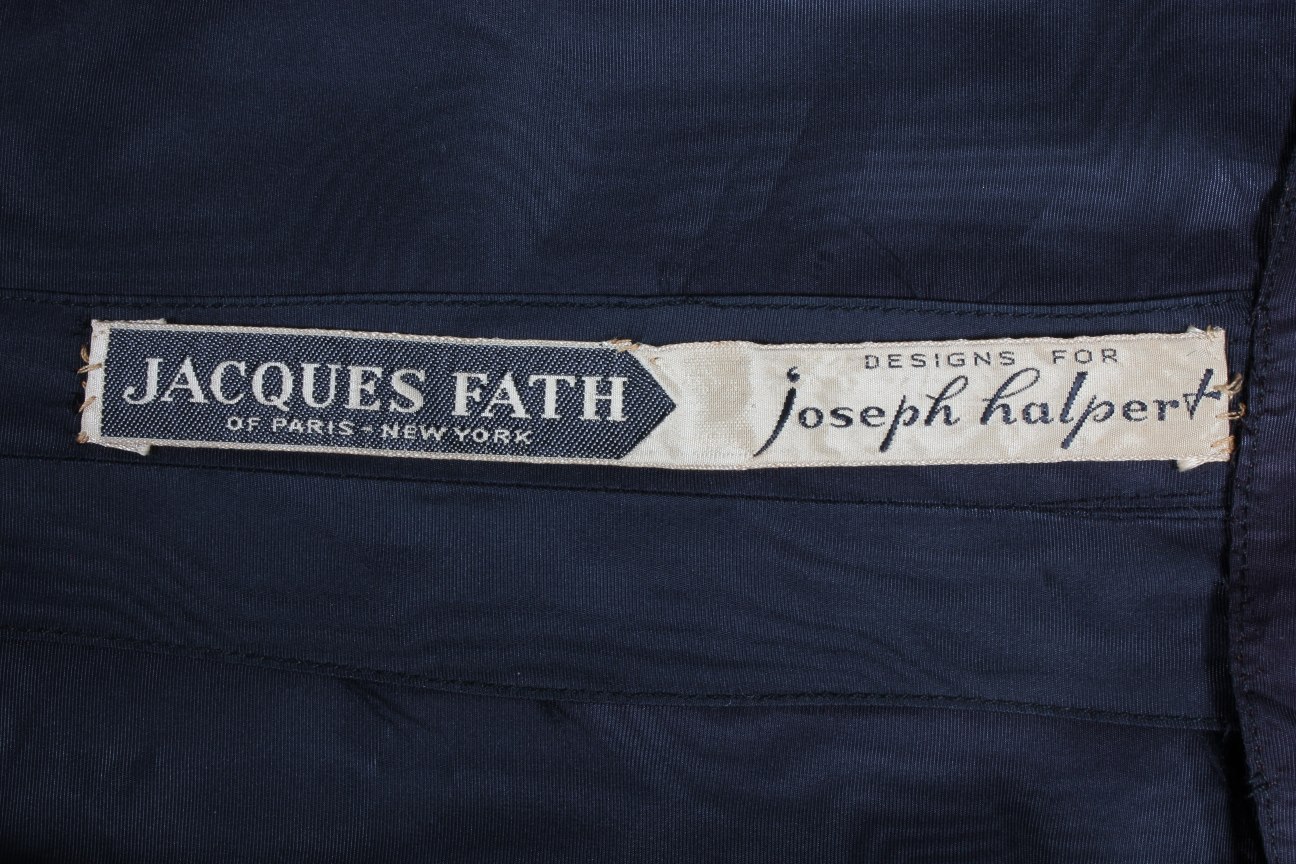 Lot 284 - A Jacques Fath for Joseph Halpert black