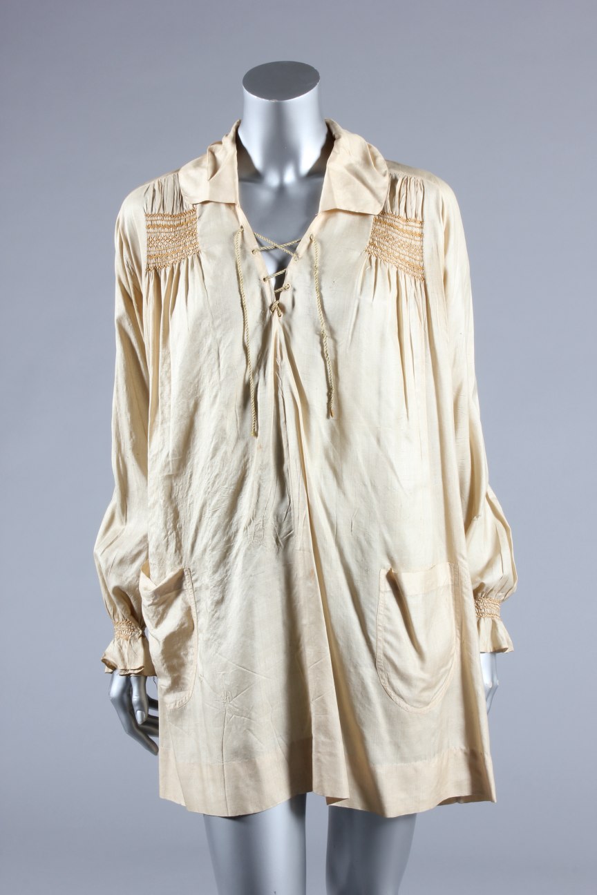 Lot 49 - An embroidered farmer's smock, circa 1900,