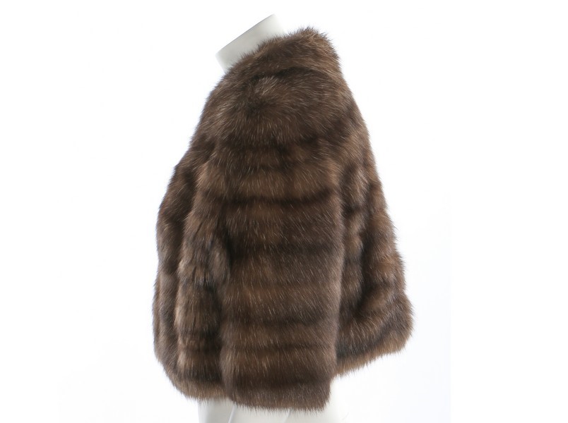 Lot 80 - A J.Mendel sable bolero, modern, labelled,