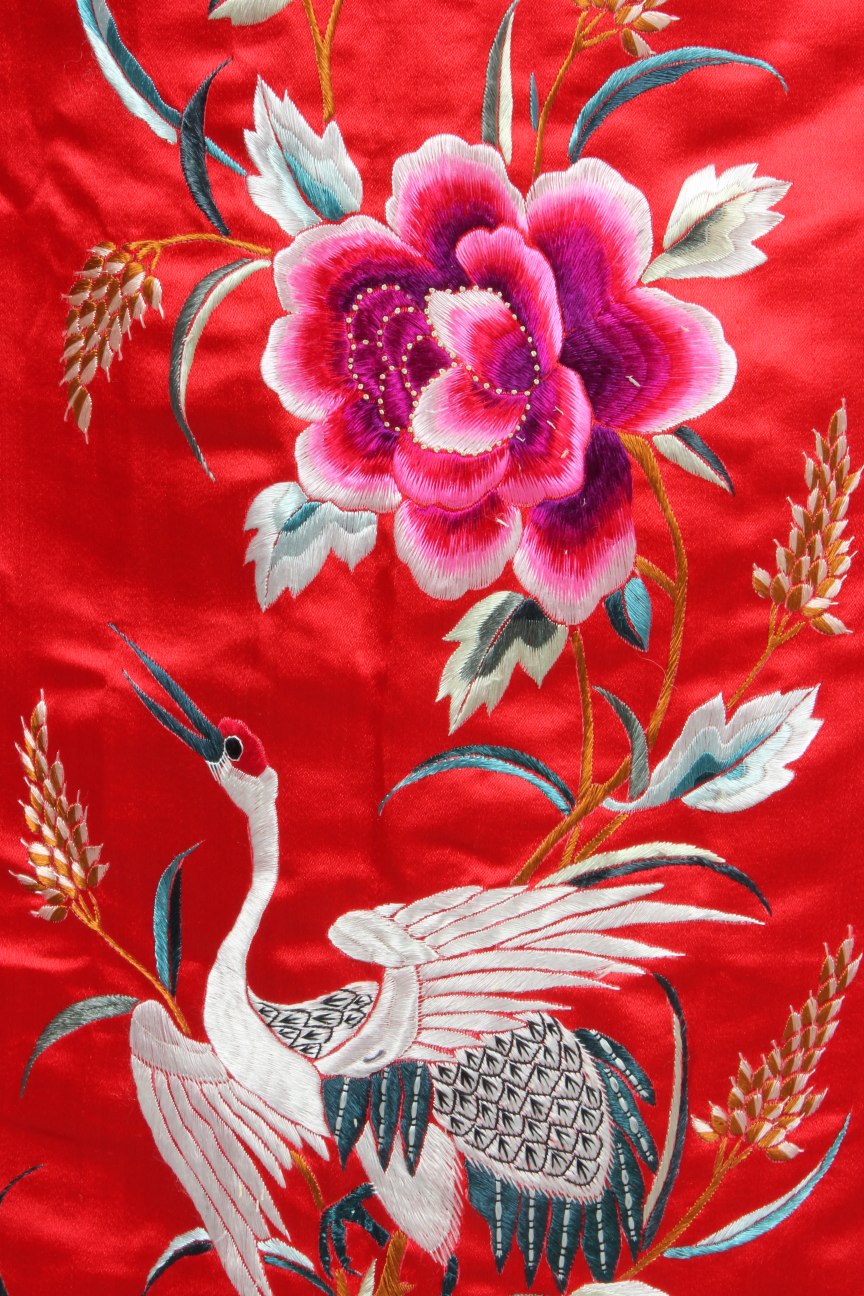 Lot 334 - Two ladies chang-fu, Chinese, 1920s, one of