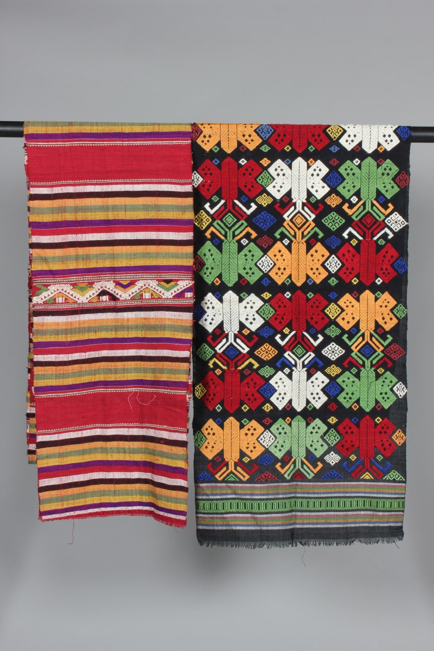 Lot 385 - A group of South East Asian textiles, late