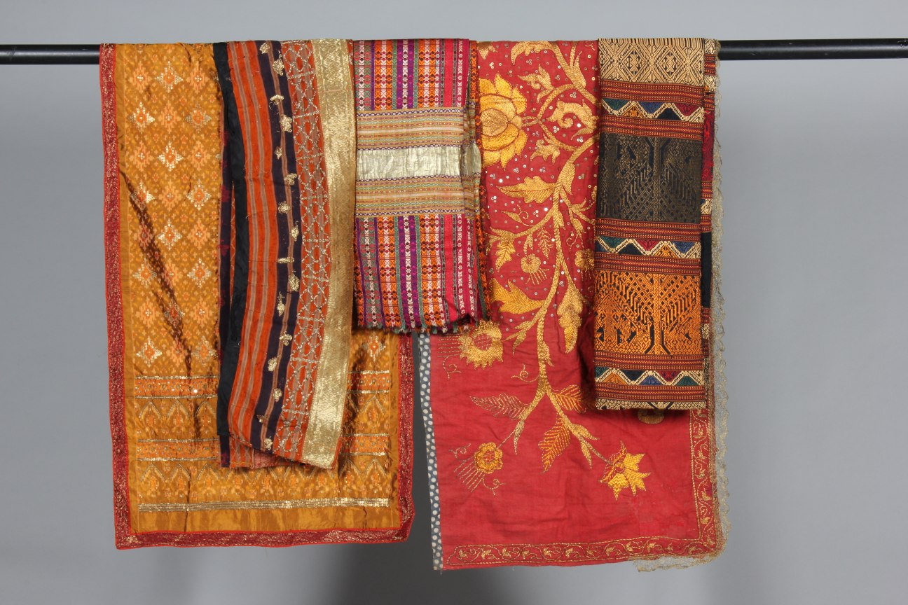 Lot 385 - A group of South East Asian textiles, late