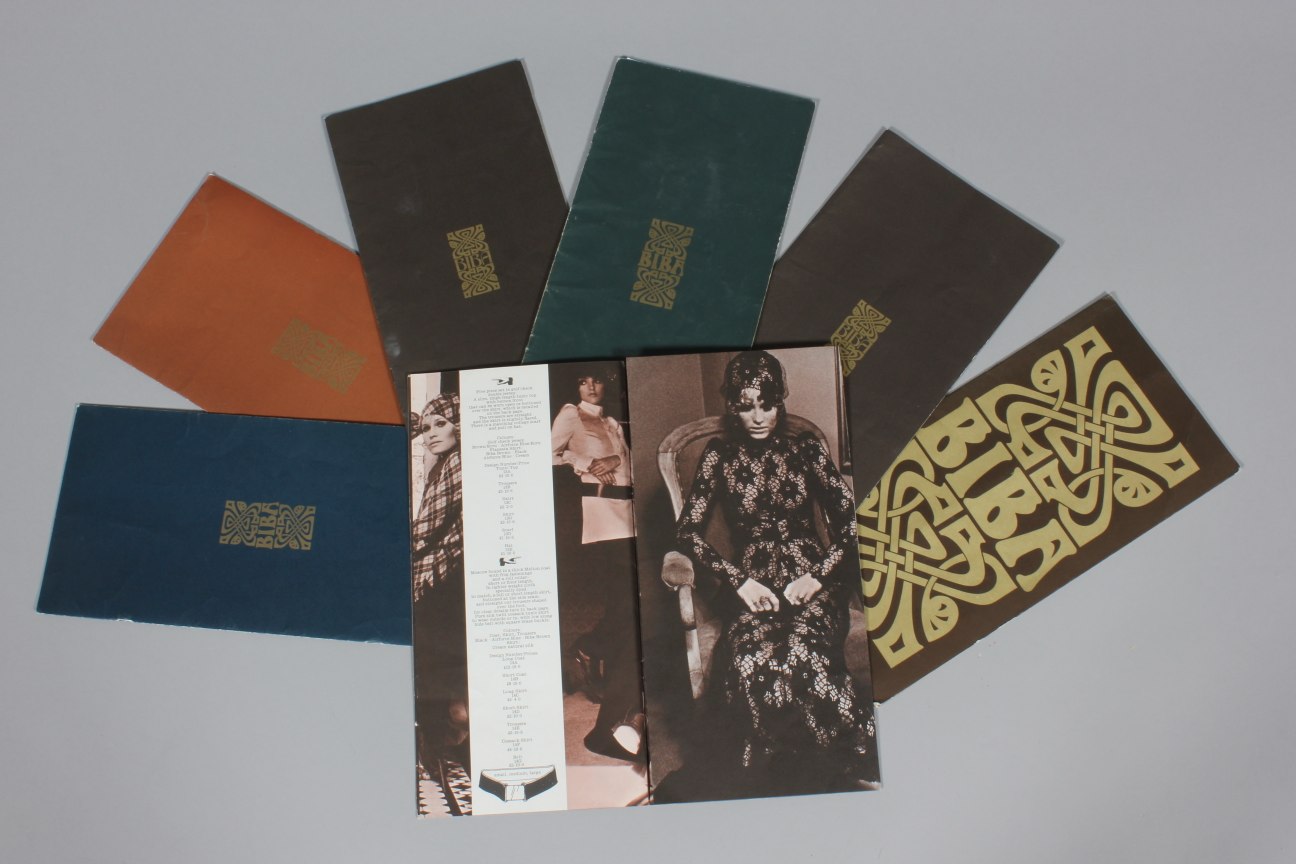 Lot 14 - Five Biba mail-order catalogues, 1968-69,