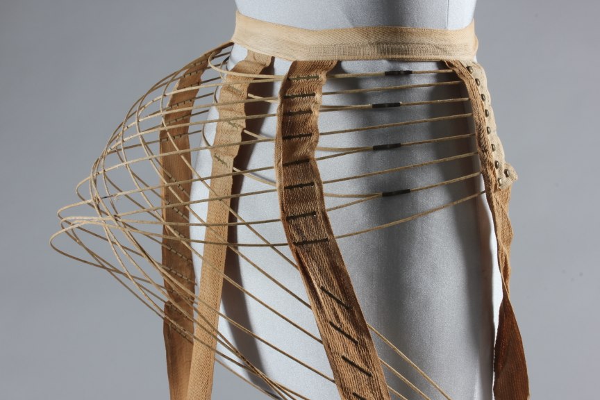 Lot 58 - Two crinoline frames, circa 1870, the first