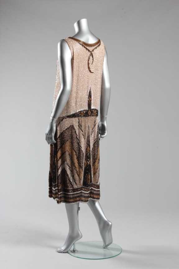 Lot 70 - A good beaded flapper dress, circa 1928,