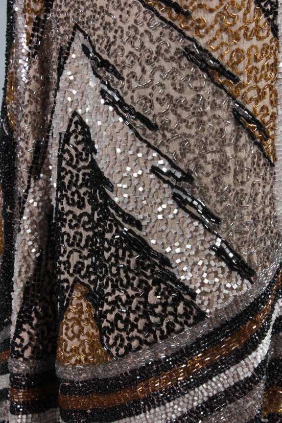 Lot 70 - A good beaded flapper dress, circa 1928,