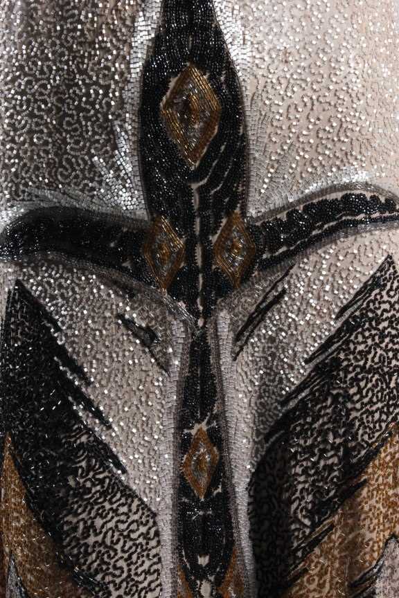 Lot 70 - A good beaded flapper dress, circa 1928,