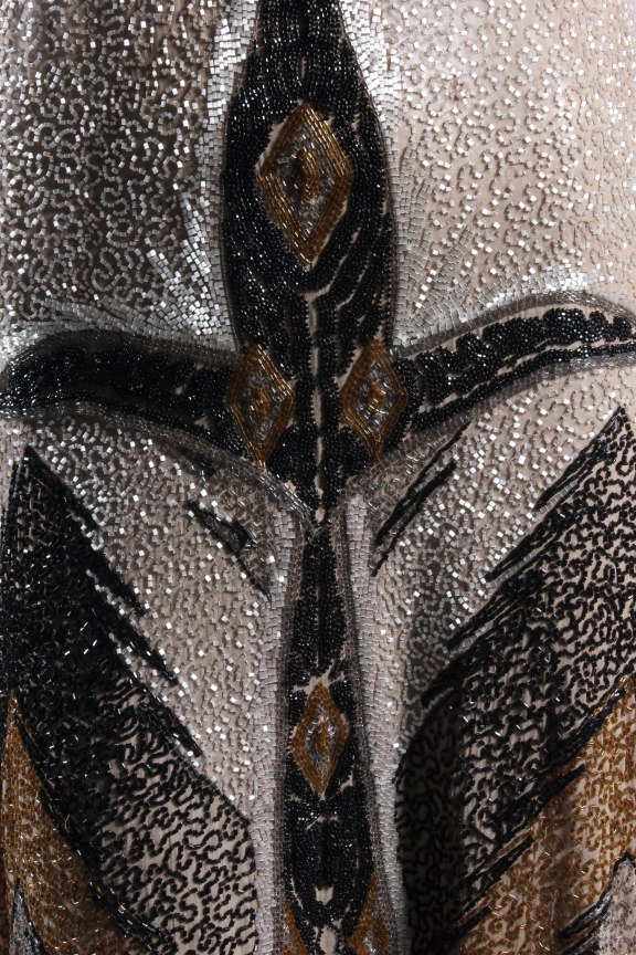 Lot 70 - A good beaded flapper dress, circa 1928,