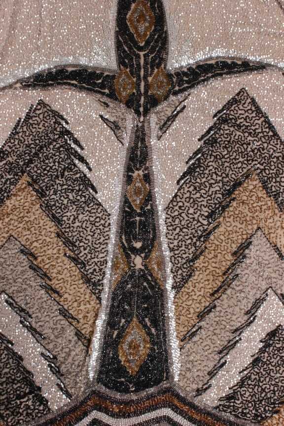 Lot 70 - A good beaded flapper dress, circa 1928,