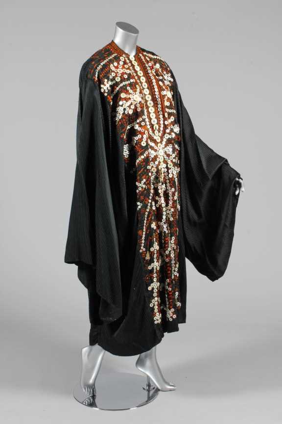 Lot 197 - An embroidered wedding robe, Egyptian, 1960s,