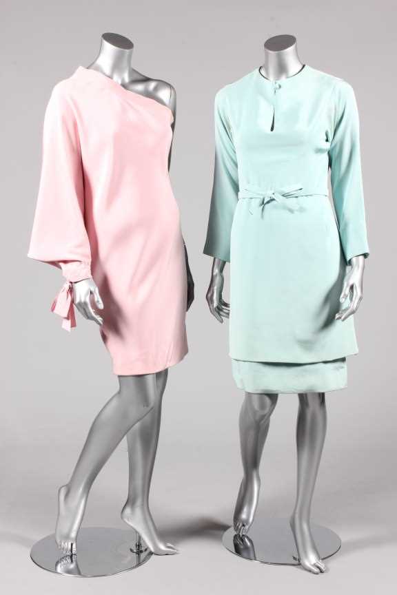 Lot 251 - A Marc Bohan for Dior couture pale pink silk