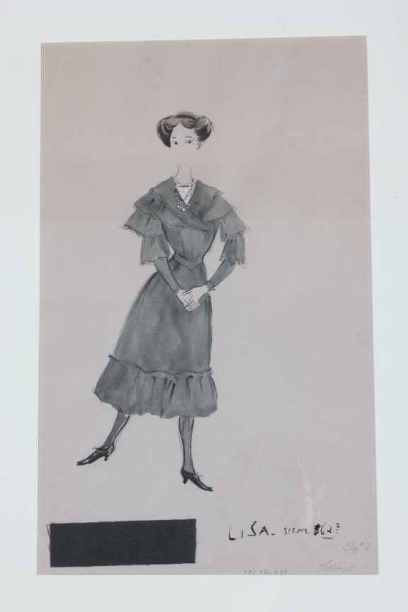 Lot 48 - Cecil Beaton costume design for Audrey