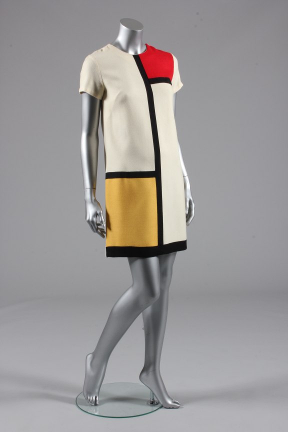 Lot 150 - A 'Mondrian' style wool mini-dress, circa