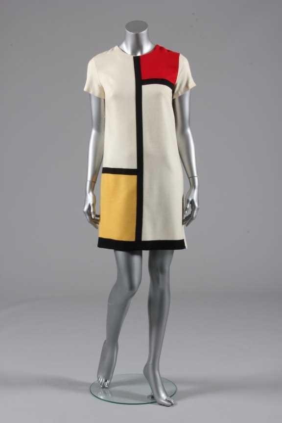 Lot 150 - A 'Mondrian' style wool mini-dress, circa