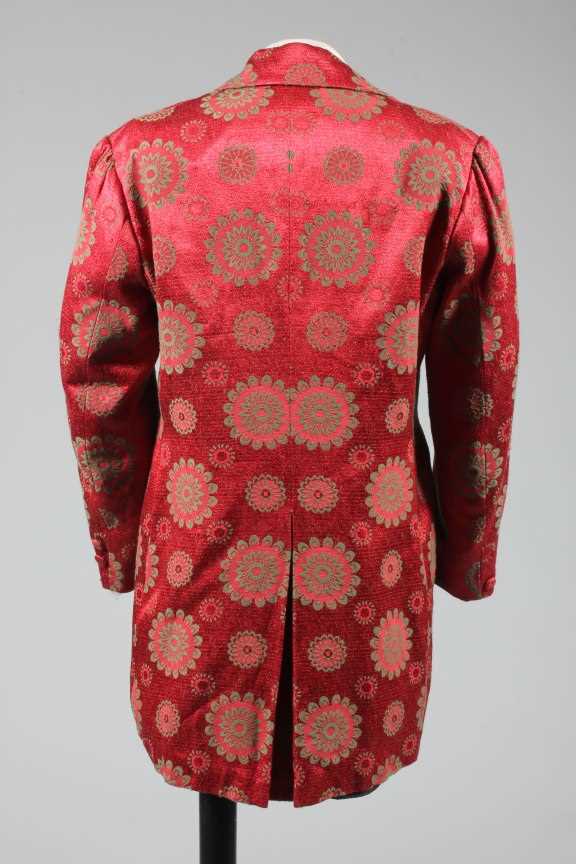 Lot 41 - A John Stephen red damask satin double