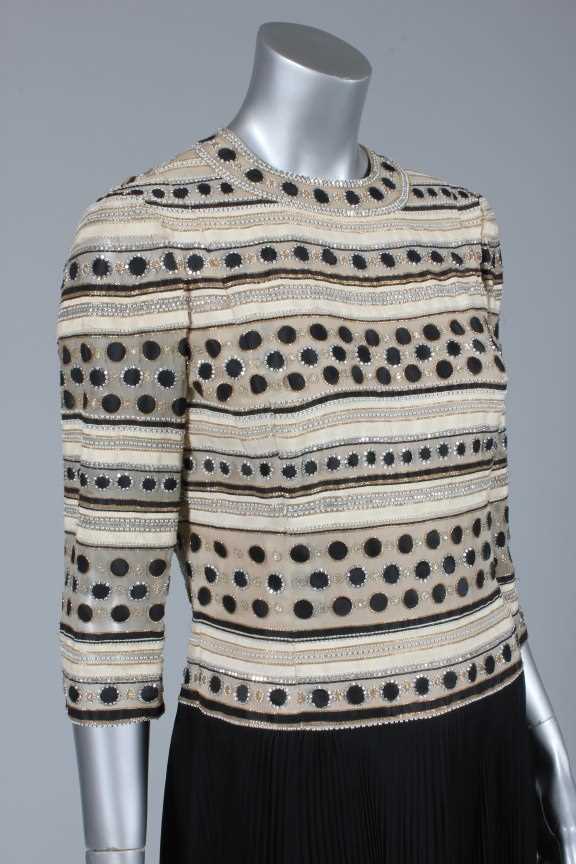 Lot 80 - A Pierre Balmain couture evening gown, late