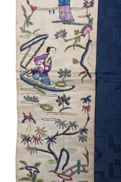 Lot 437 - Four informal silk robes, chang-fu, Chinese,