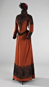 Lot 72 - A rare John Redfern walking suit, circa 1889,