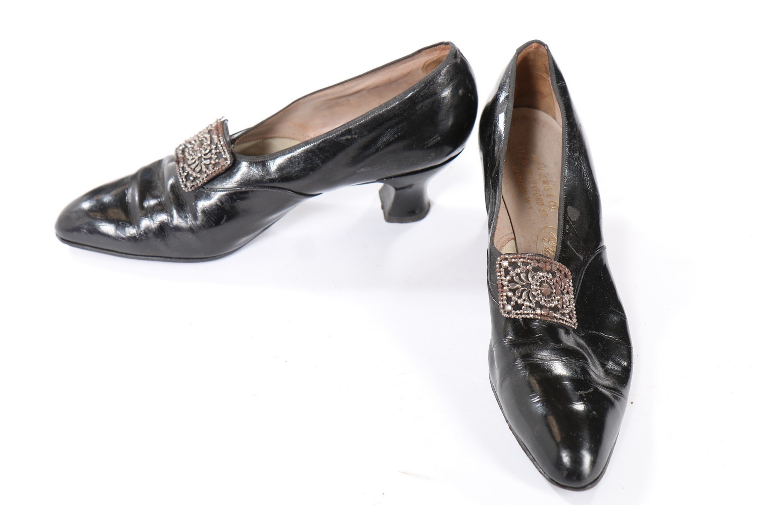 Lot 94 - Six pairs of shoes, circa 1890s-1920,