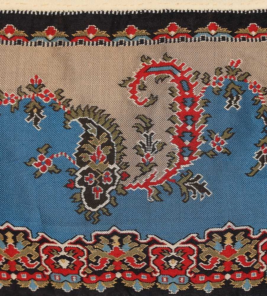 Lot 457 - Three Norwich shawls, comprising ivory cream