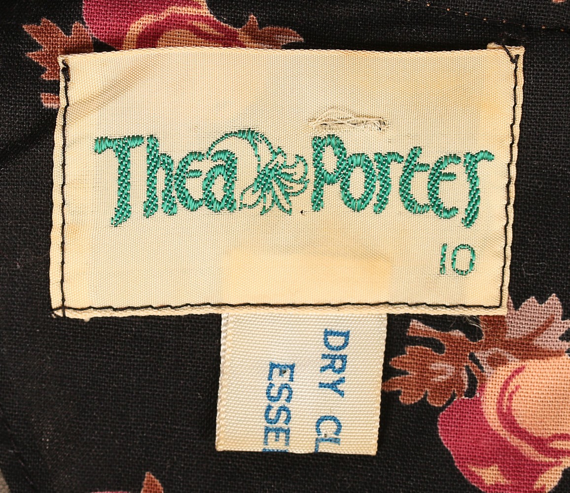 Lot 252 - A Thea Porter 'gypsy' dress, 1969-71, woven
