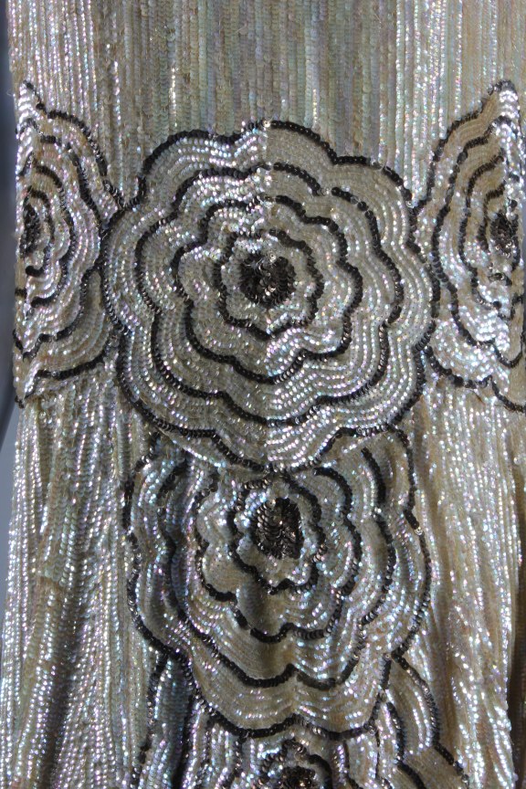 Lot 217 - A sequined flapper dress, French, circa 1928,
