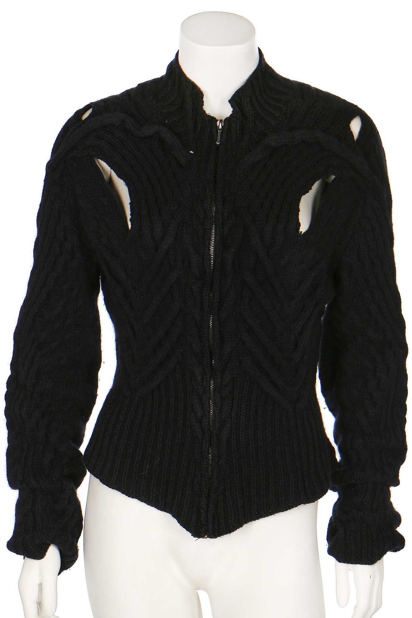 Lot 214 - A John Galliano knitted 'anatomical' jacket,
