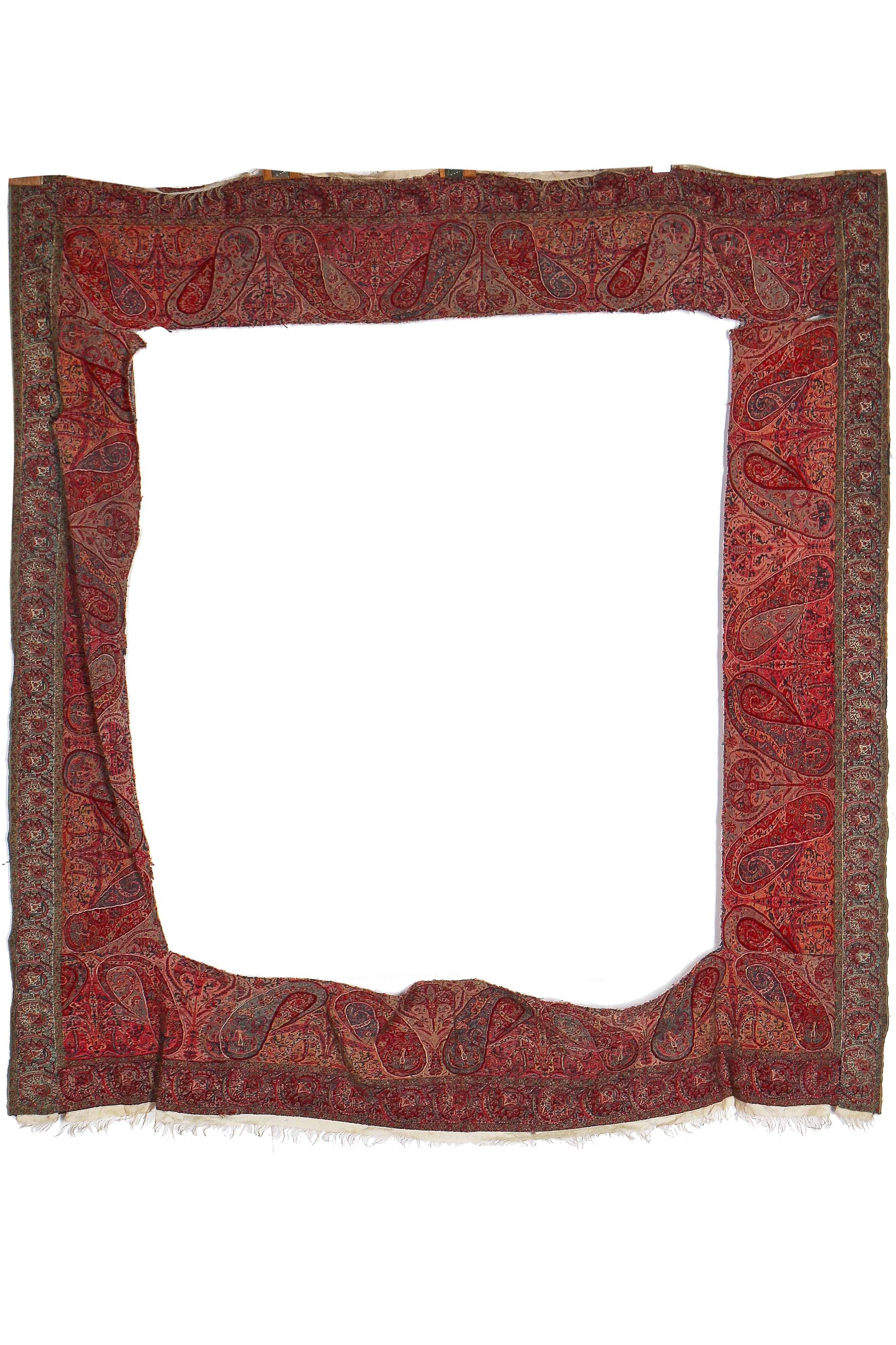 Lot 408 - A group of Kashmir shawl borders and