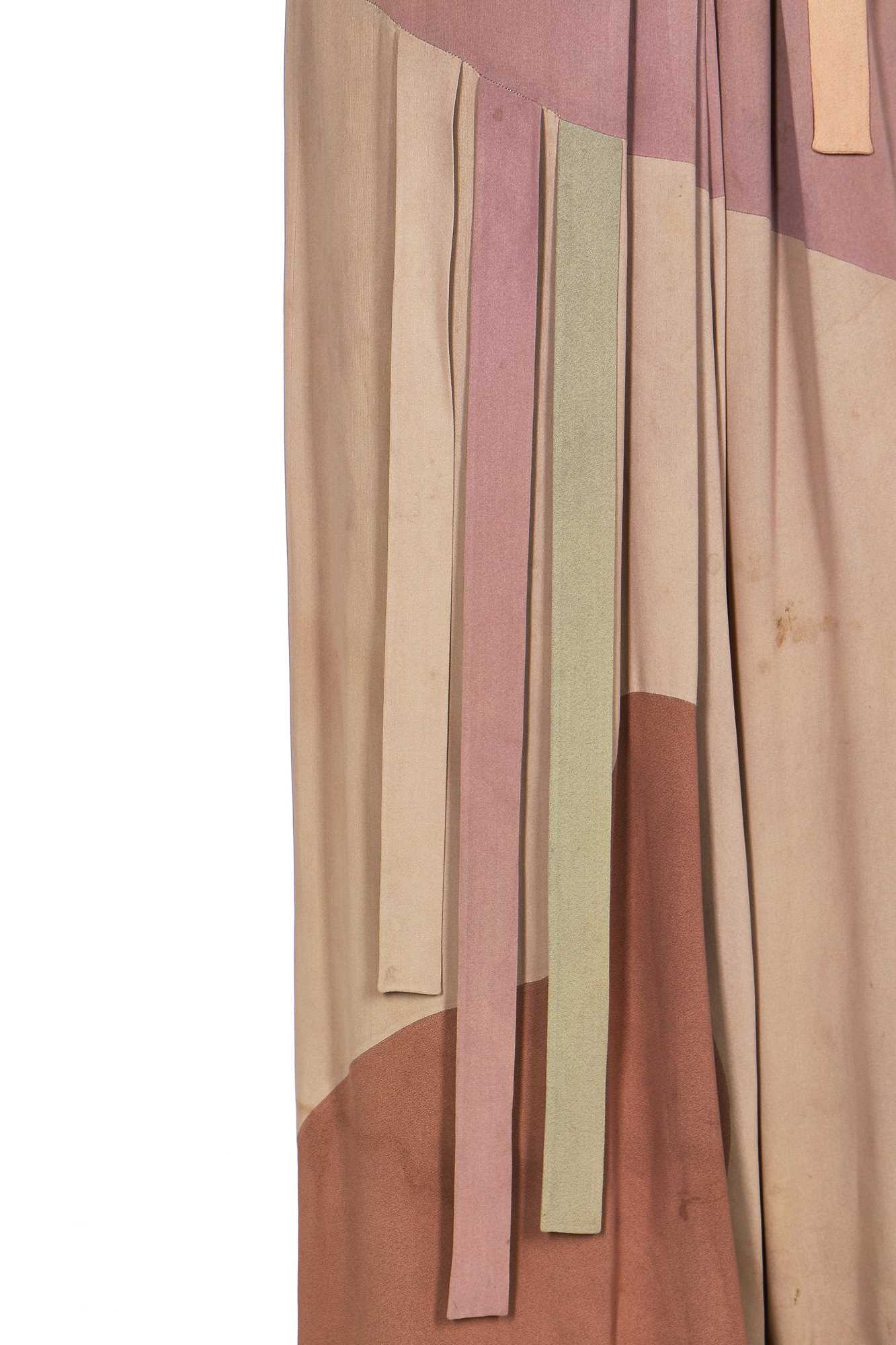 Lot 87 - A rare Gilbert Adrian moss crêpe 'Shades of