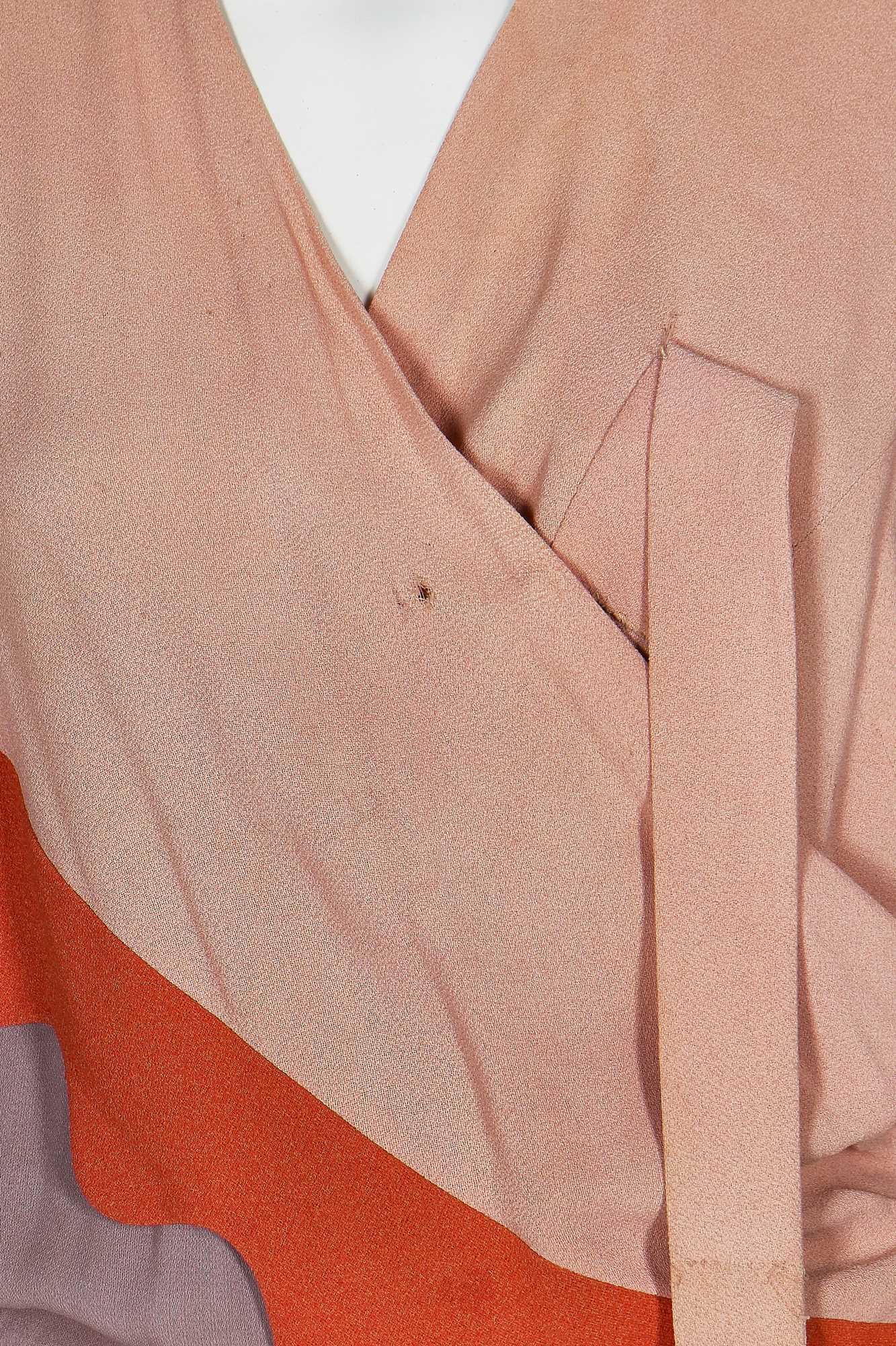 Lot 87 - A rare Gilbert Adrian moss crêpe 'Shades of