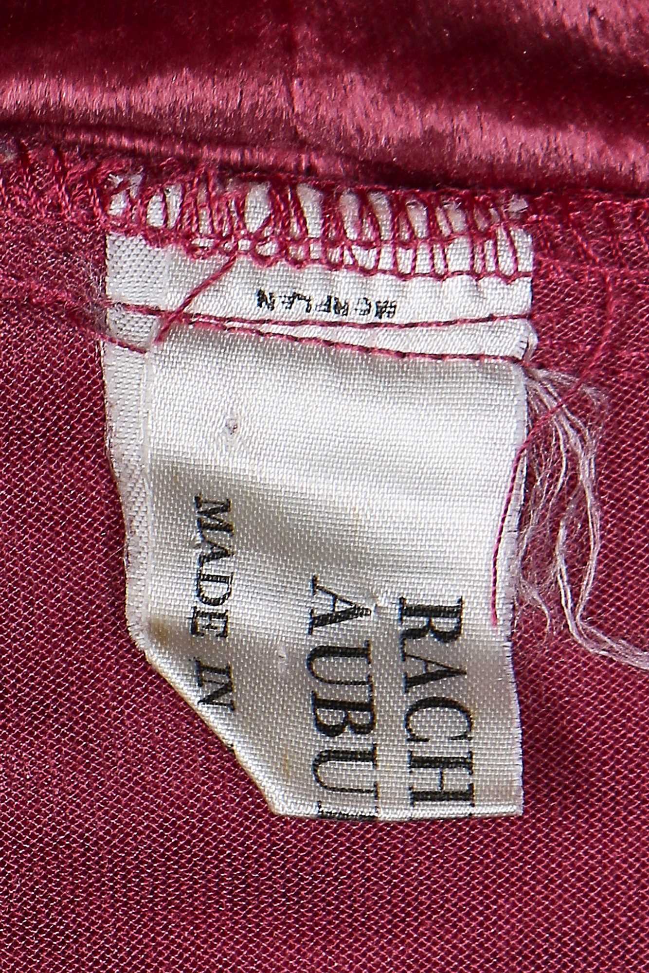 Lot 205 - A Rachel Auburn ensemble, early 1980s,