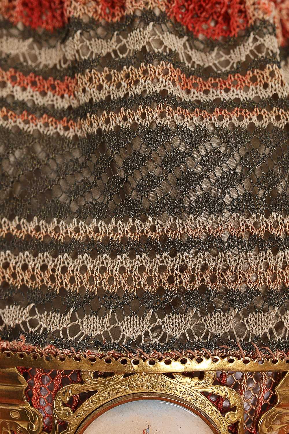 Lot 89 - A fine knitted silk reticule, French, circa