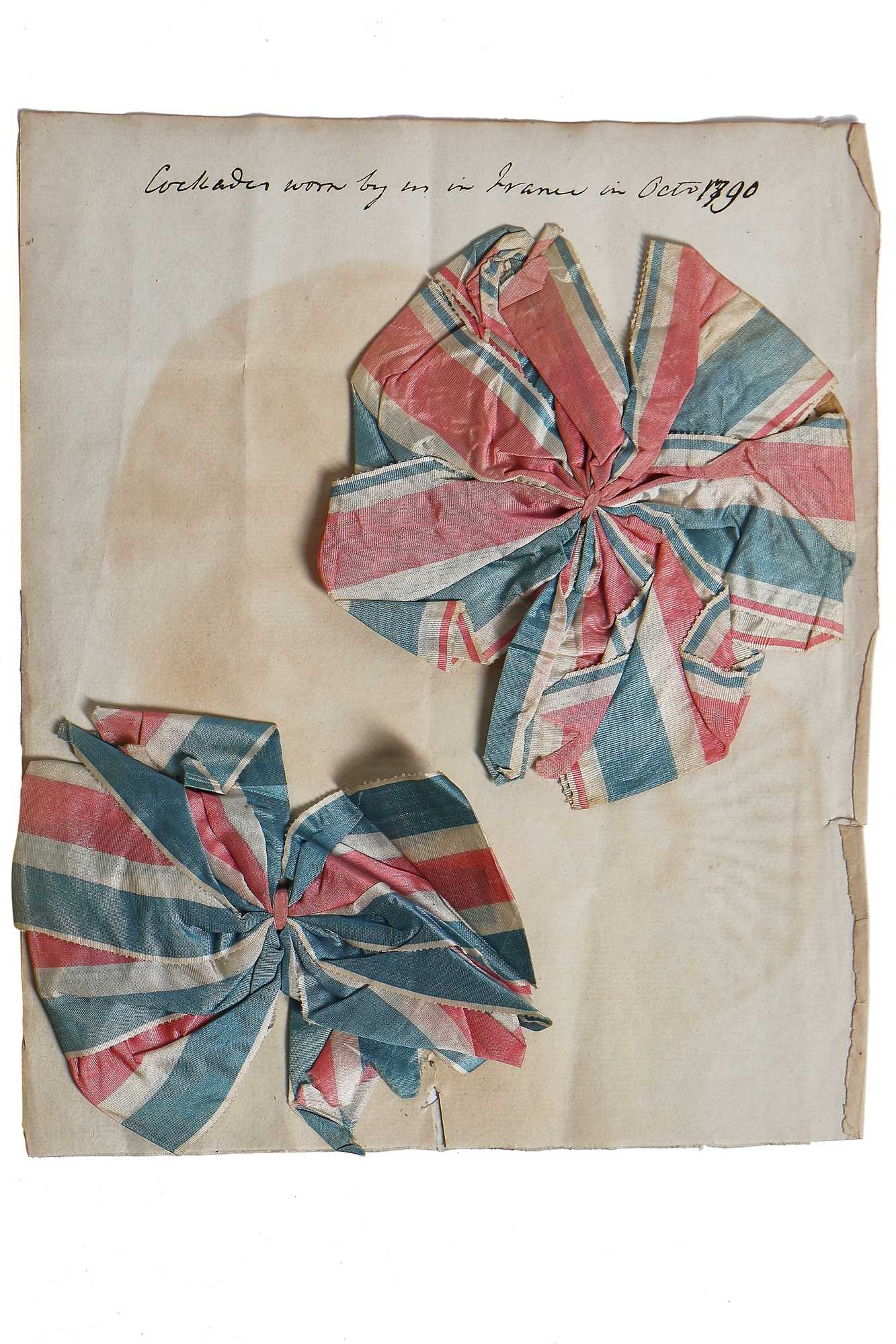 Lot 32 - Rare French Revolutionary cockades, late 18th