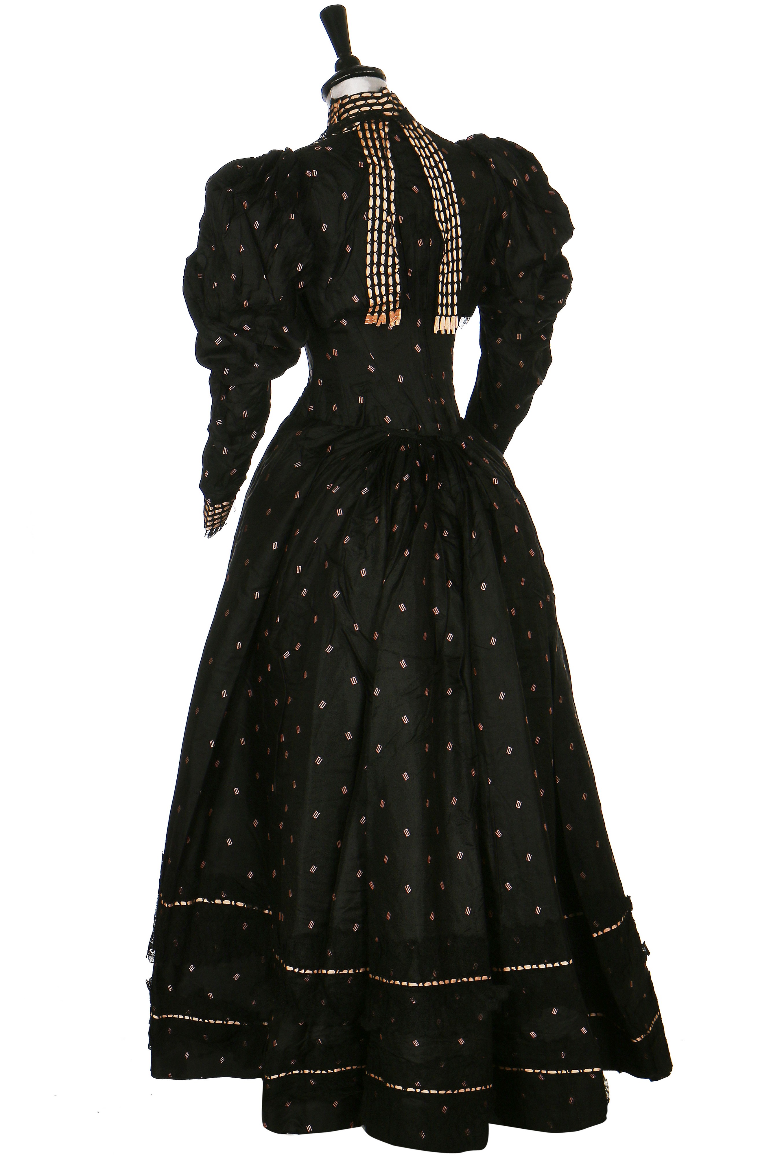 Lot 361 - Two black R.Duffy dresses, American, circa