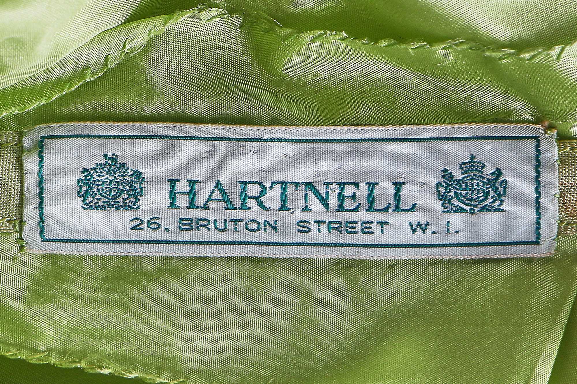 Lot 108 - A Norman Hartnell couture pale green