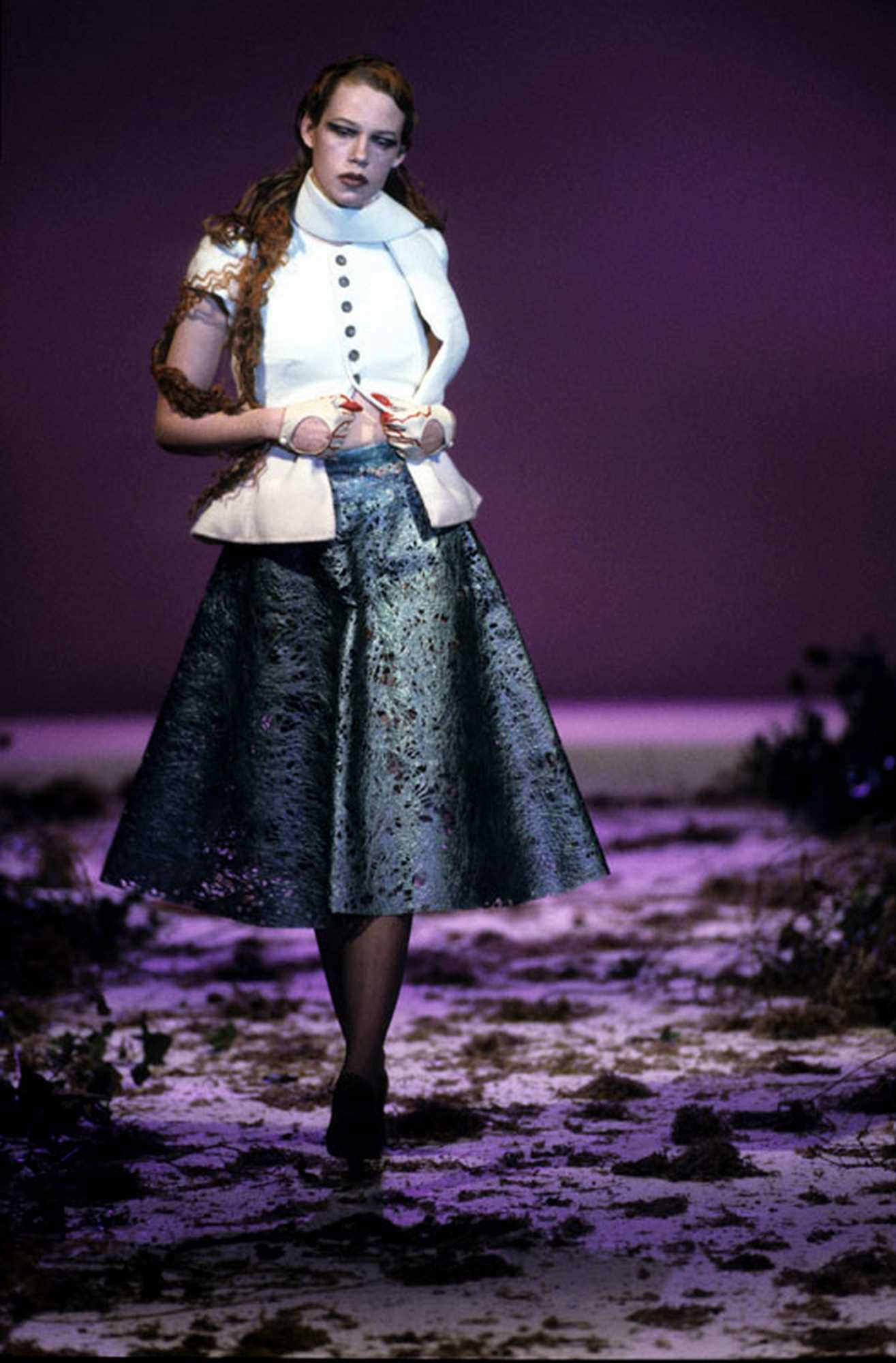 Lot 451 - A rare Alexander McQueen fitted ivory