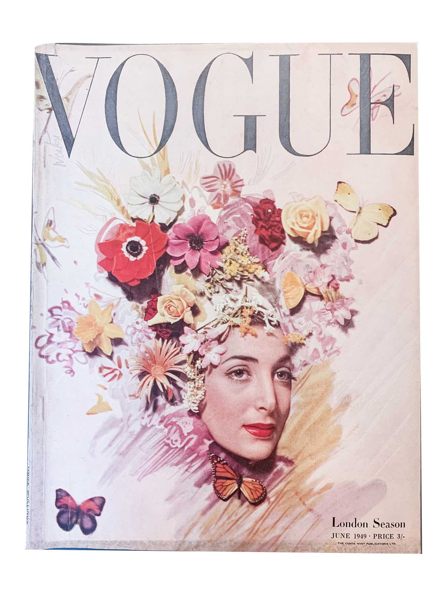 Lot 352 - British Vogue, complete run, 1949,