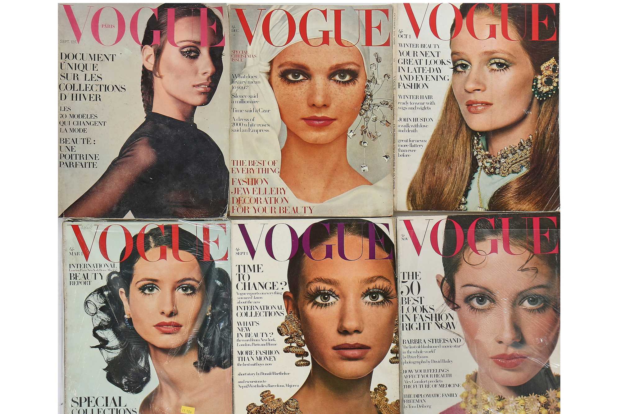 Lot 372 - British Vogue, complete run, 1968,