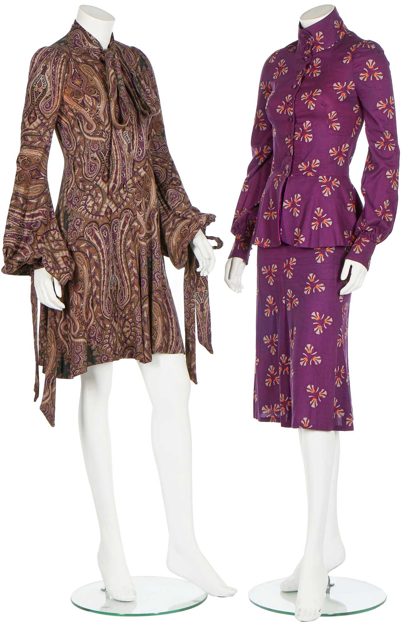 Lot 118 - A group of Biba clothing in shades of purple