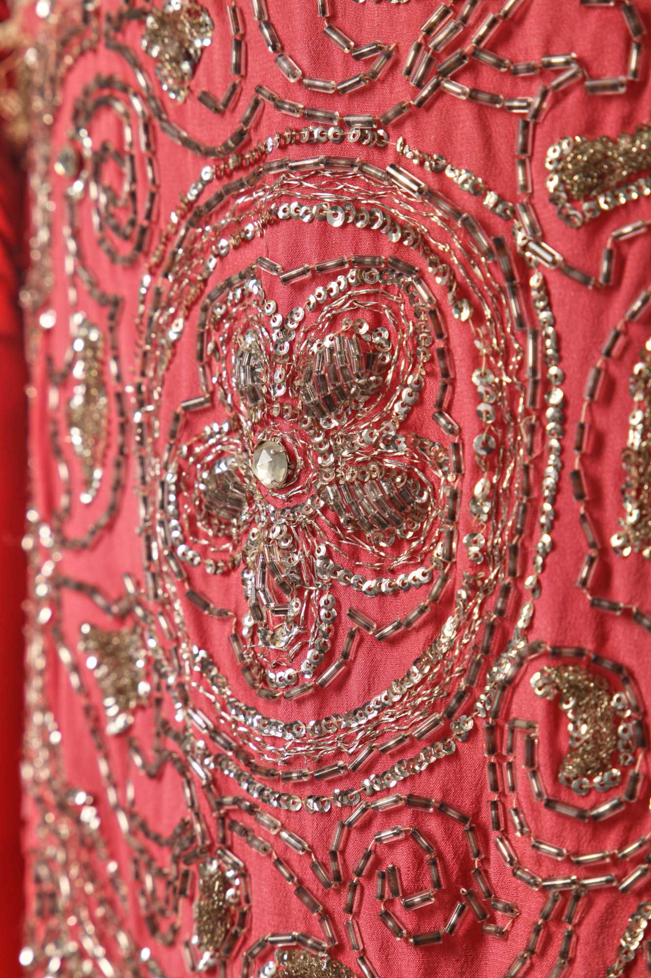 Lot 237 - A rare Alice Bernard evening dress, 1922-25,