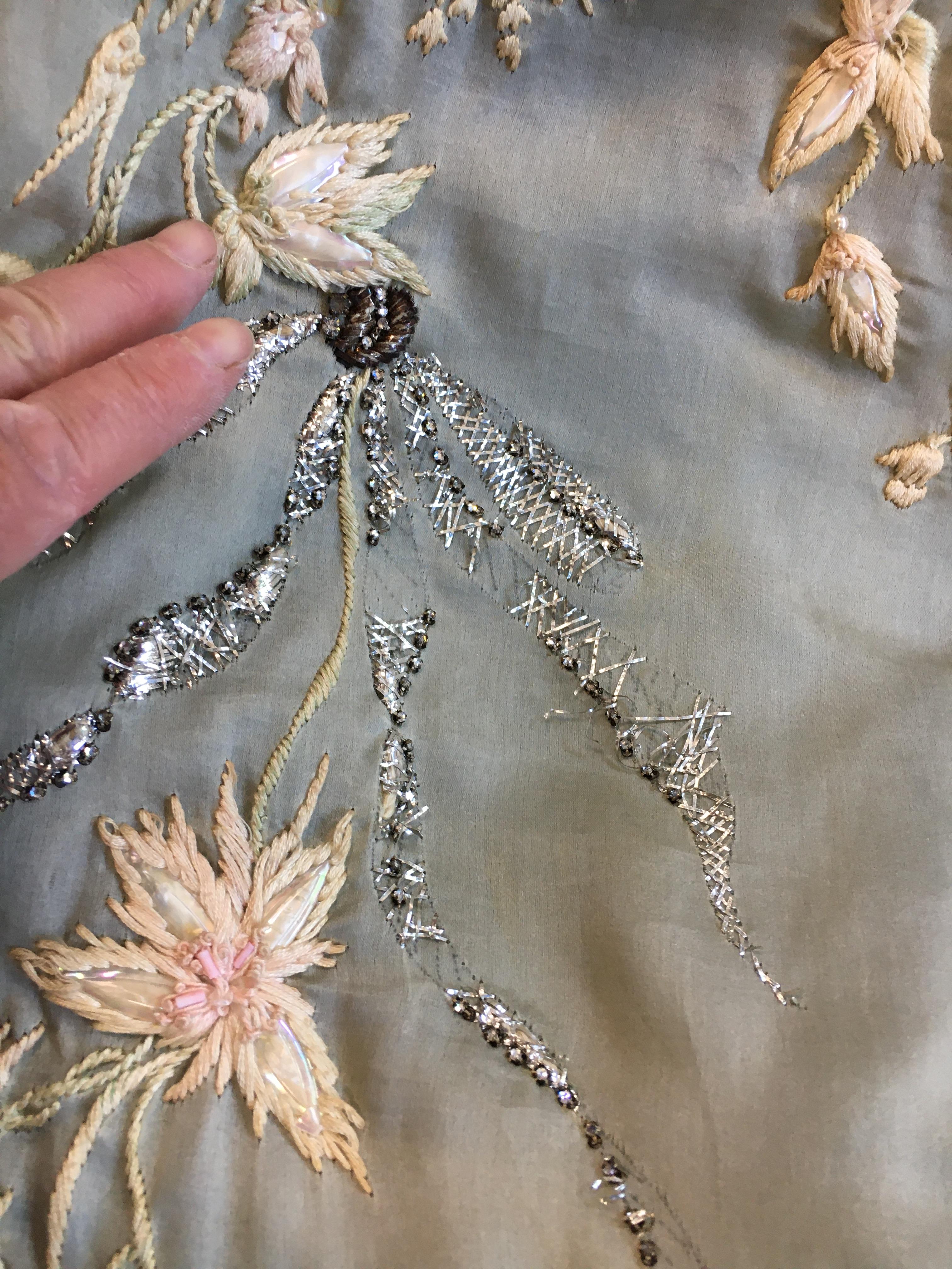 Lot 294 - A Christian Dior by Marc Bohan embroidered