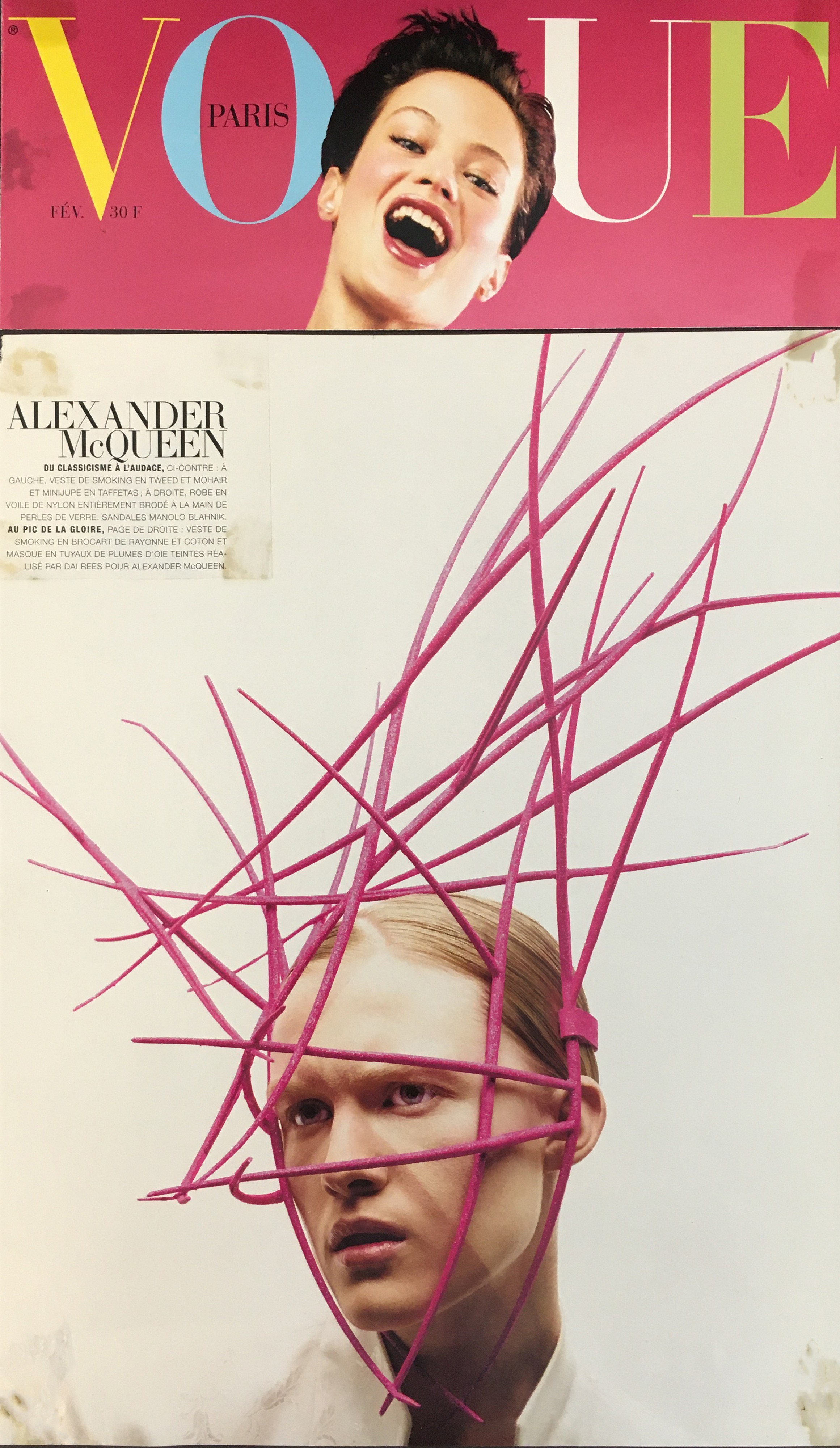 Lot 407 - An Alexander McQueen by Dai Rees headpiece