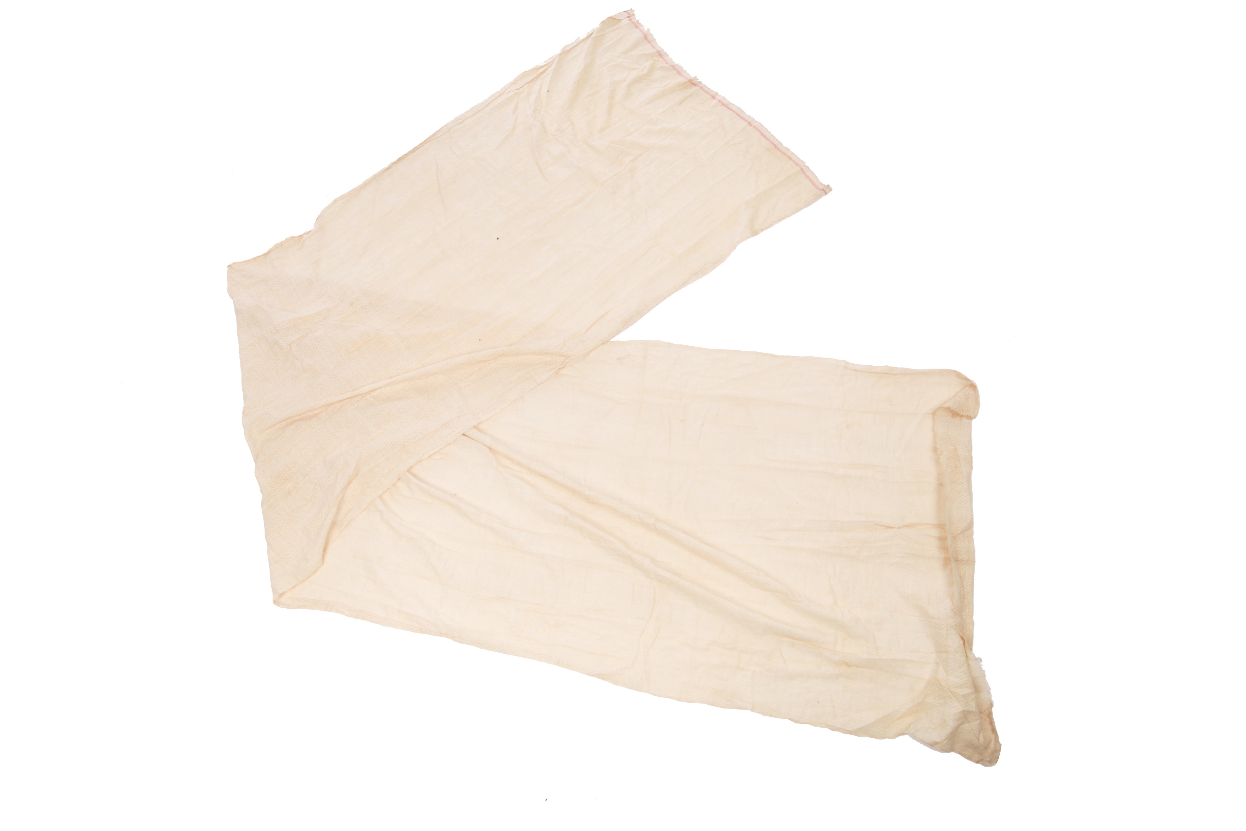 Lot 483 - A woven muslin robe and accessories,