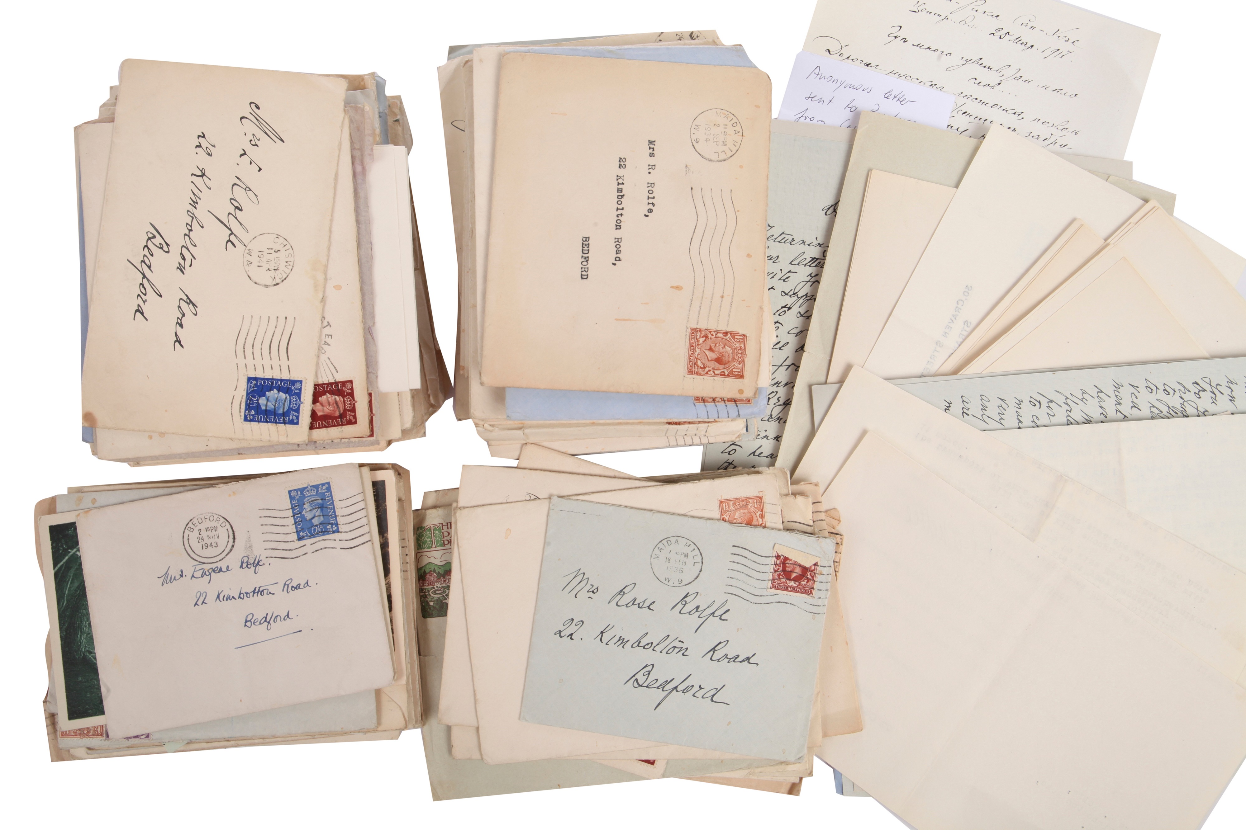 Lot 331 - Correspondence between Mr Victor Dandré