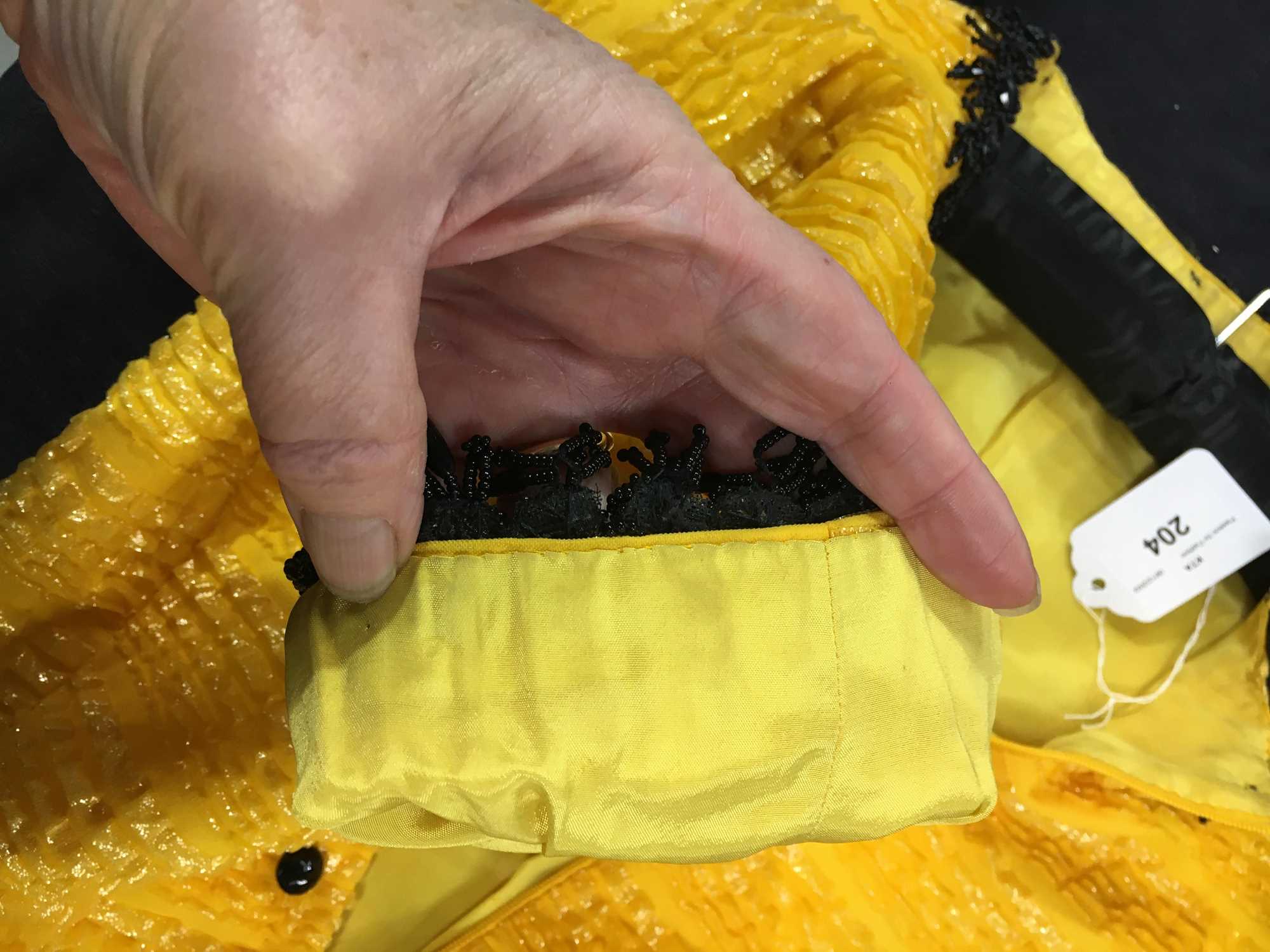 Lot 204 - A Christian Dior by Marc Bohan yellow