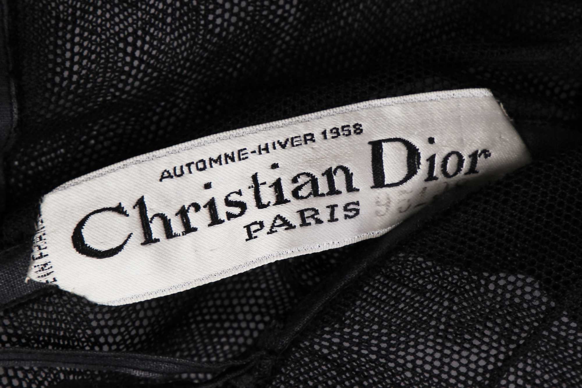 Lot 228 - A Christian Dior couture black petticoat