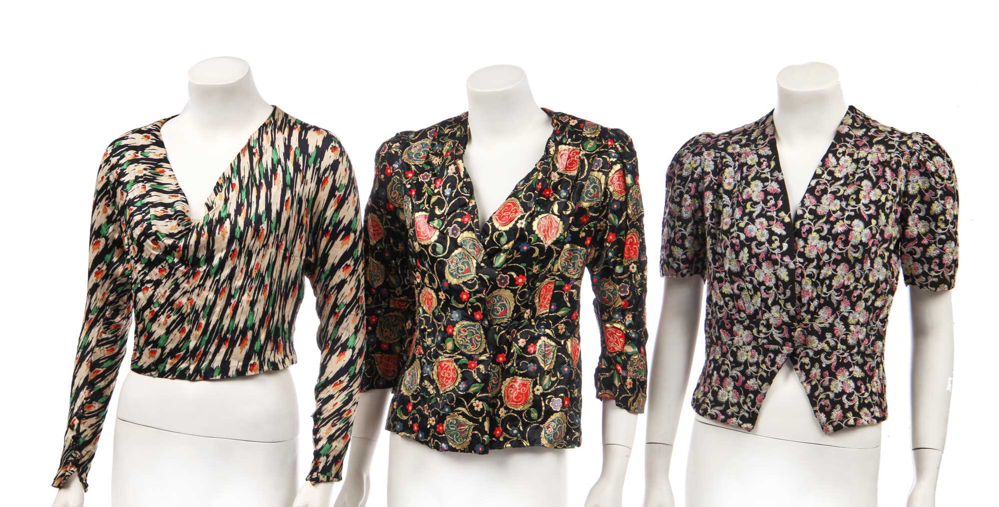 Lot 409 - A group of clothing, mainly late 1930s.