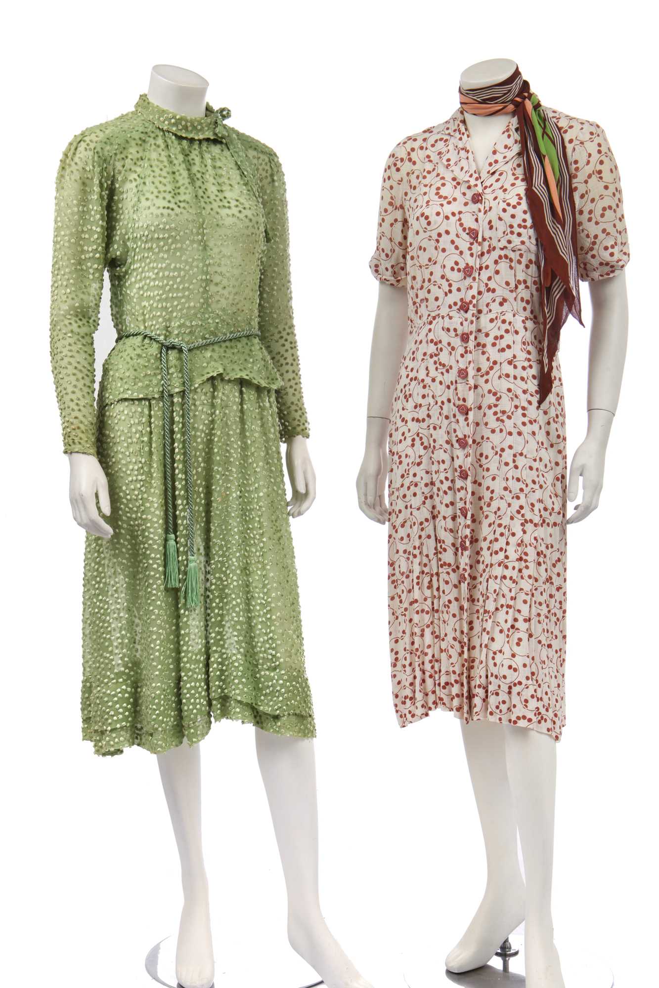 Lot 429 - A good group of mainly printed clothing,