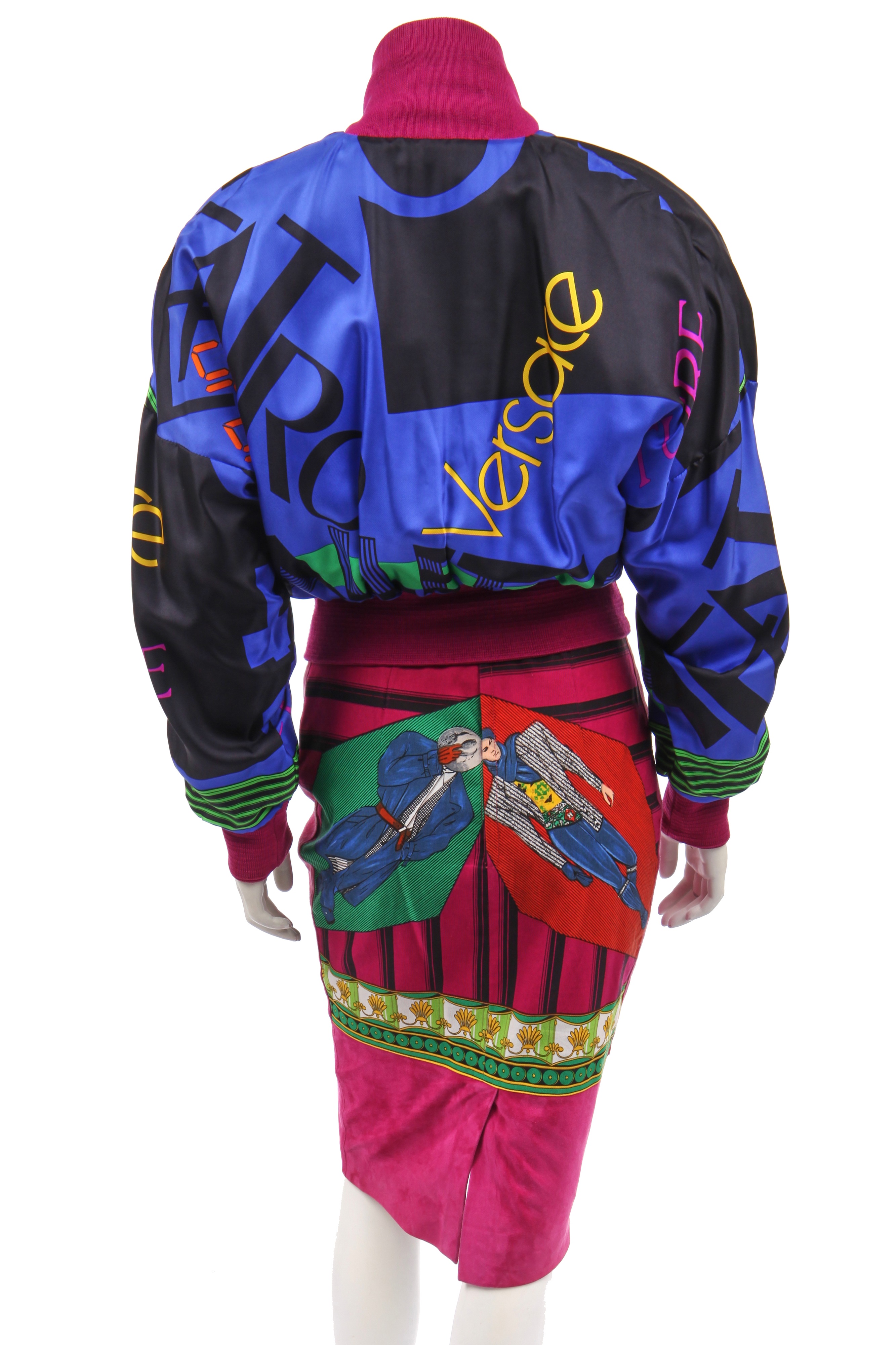 Lot 212 - A Gianni Versace reversible suit, 1980s,
